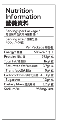 勁量雞肉明太子忌廉意粉 | 健康餐盒 | PCF. MARKET – pcf.market
